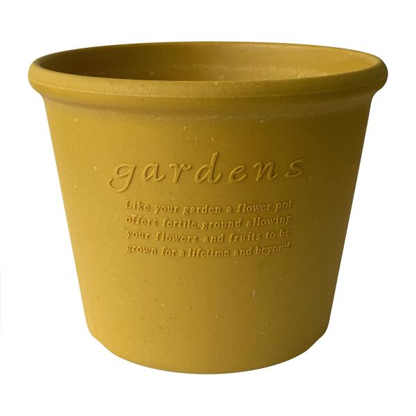 【商品概要】サイズ：Φ30.3×H24.2cm重量：791g容量：11L素材:ポリプロピレン(古紙混合)原産国:日本【商品説明】説明コンパクトな寄せ植えが楽しめる浅型タイプ紙の端材を有効利用し、紙の優しい質感を再現しました。植物をより際立て...