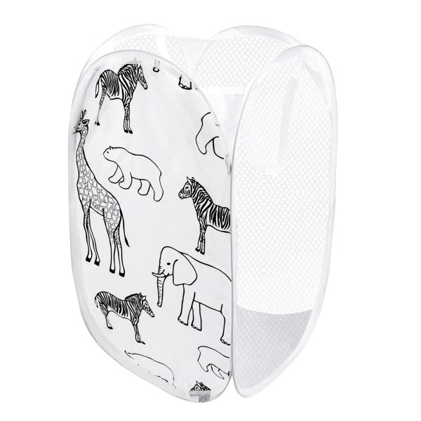 【商品概要】【折り畳み式・省スペース】便利な折りたたみ ランドリーバスケットです。使わない時は折り畳むと（約16x16x2cm）、コンパクトなサイズで収納できるので、場所を取らずに狭い部屋にも収納できます。【メッシュ素材・通風性抜群】強い通...