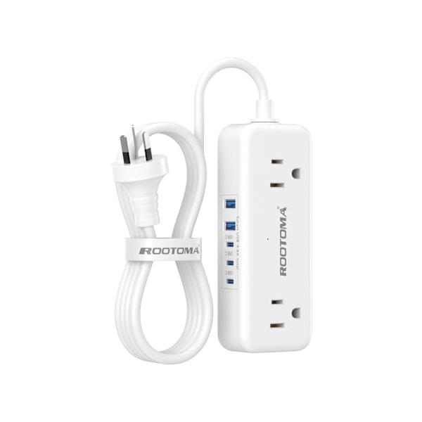 [1台9役 旅行用電源変換プラグ] Oタイプの変換プラグ 対応し、日本の電気製品が使用できるよう変換します。4つのAC差込口、2つのUSB-Aポート、3つのType-Cポートを搭載し、最大9台の電子機器を同時に充電可能。対応国・地域は、オー...