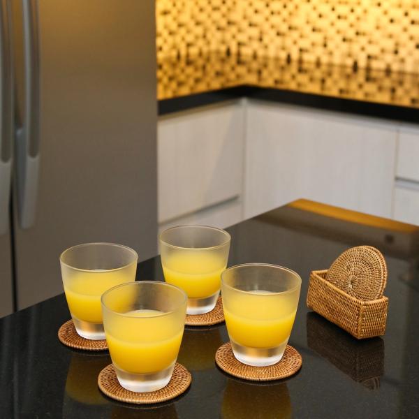 丸形コースター６枚セット (MAT188)  Rosily(ロージリー) バリ島 アタかご雑貨 キッチン リビング キッチンマットバリ島のアタバッグ・アタランチョンマット・アタバスケット等を販売しているRosily（ロージリー）WEB ショ...