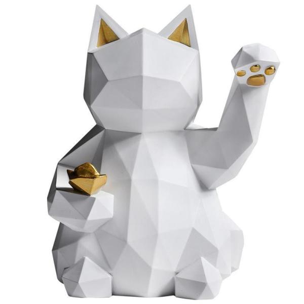 【発売日：2025年11月28日】招き猫は縁起のいい財運を招きます、ビジネスを発展させる企業や店舗の入り口にそれを置くことができます。【サイズ】小：13.5*9.5*17.5cm 大：18.5*13*24.5cmこの置物は、父の日、子供の日...