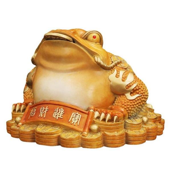 【発売日：2025年11月28日】?材質：銅製 サイズ：S:14*14*10cm 重さは約0.65kg M:20*19*13cm 重さは約1.4kg?風水の三本脚の蛙(銭蛙）には、幸運を招く力と財を四方八方から集めて、財運を良くする力がある...