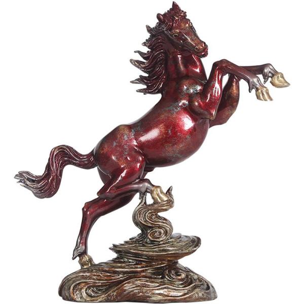 【発売日：2025年12月02日】仕事上の良い運気や人脈を招くといわれ、主にビジネスや商売の場で扱われる縁起物として人気のアイテムです。真鍮の馬の像は、友人、家族への意味のある贈り物になりますコンパクトながら存在感のある置物で、デスクや棚の...
