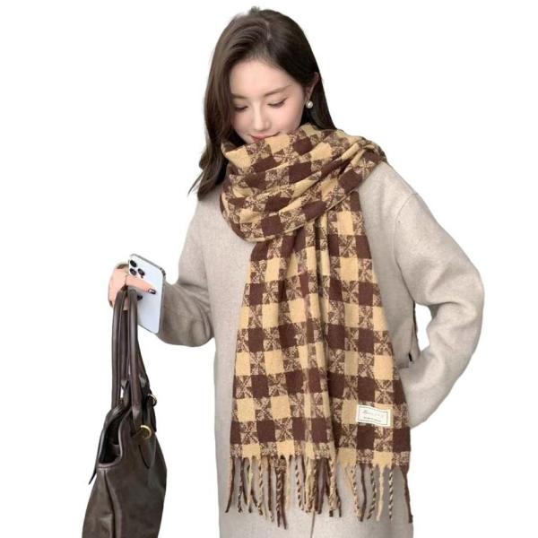 【発売日：2025年12月09日】【多用途】大判サイズでショール、スカーフ、ストールはもちろん、お昼寝毛布として或いはひざ掛けとしてもお使いいただけ、巻きを工夫するだけで雰囲気も変わります。防寒、防風、保温効果が素晴らしくて、夏にエアコンの...