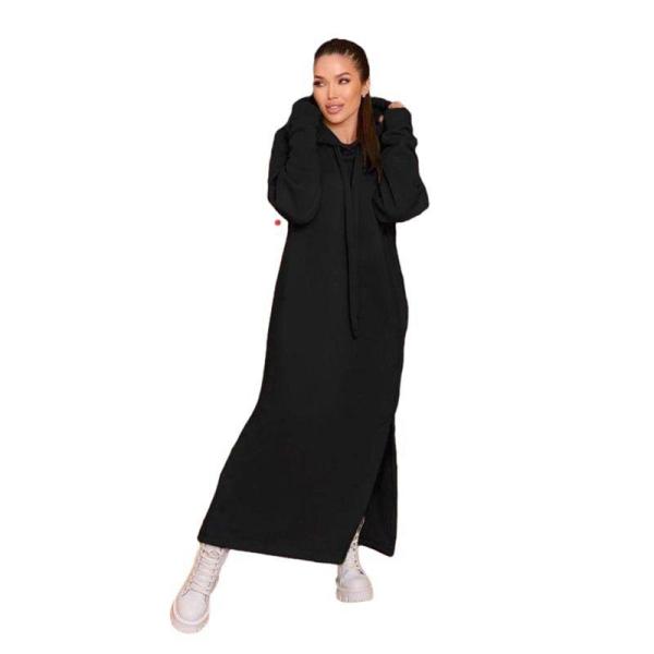 【発売日：2025年12月15日】暖かくてシックな感じも出して、清潔感と爽やかさを兼ね揃えています。ロングAラインワンピースなので、さり気なく体型カバーにもGOOD！フィットしすぎない落ち感のある計算されたシルエットで、着るだけでスッと縦長...