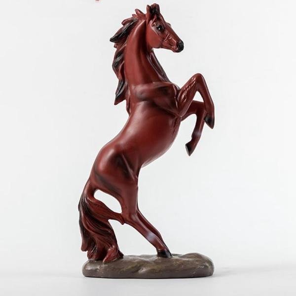 【発売日：2025年12月23日】馬の飾り彫刻は丁寧に作られ、美しく仕上げられており、装飾品であるだけでなく、芸術作品でもあります。多くの装飾芸術の中で際立つことができます。サイズ：18*8*34cm 左:14*5.5*26cm 右:12*...