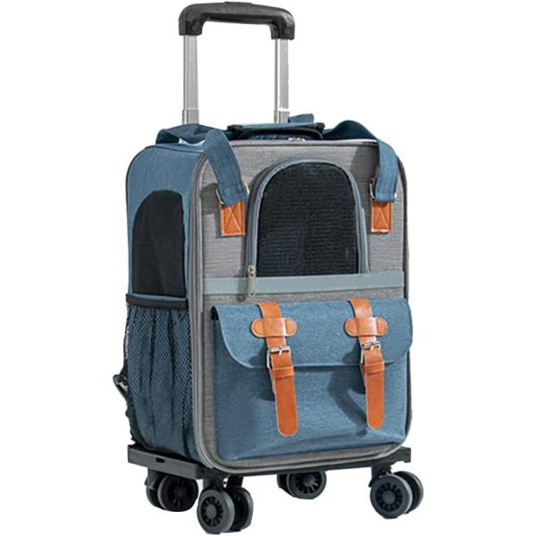 【発売日：2024年07月02日】【収納便利＆通気性良い】補強底板は取り外す可能により、リュックサックとして利用時背中への負担も減らせます（バンドルとキャスターは取り外す不可）。普段の収納空間を節約します。出入り口は全開式なメッシュ構造で、...