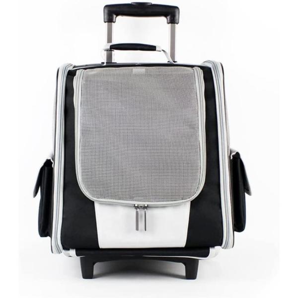 【発売日：2024年07月02日】【移動楽々】キャスター付きなので、あっちこっちを便利に移動できます。飛び出し防止のリードも付いているため、移動中も安心です。旅行やお出かけに最適なペットキャリーリュックです。さらに、オックスフォード生地を採...