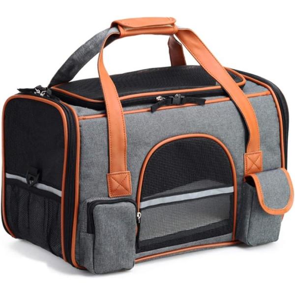 【発売日：2024年07月01日】★【優れた安全性】改良された底部はしっかりして、バッグは変形しなくて、空間をしっかり確保します。いたずらや事故防止のため、内側に飛び出し防止リードがついています。ジッパーのバックルはペットが逃げるのを防ぎま...