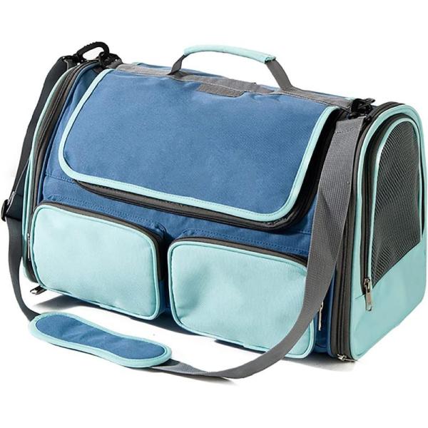 【発売日：2024年07月02日】【通気性】両側はメッシュデザインを採用し、通気性に優れています。飼い主はメッシュを介してペットの状態をすばやく確認することもでき、非常に便利なデザインです。【サイズ・折りたたみ】展開時サイズ：45ｘ28ｘ2...