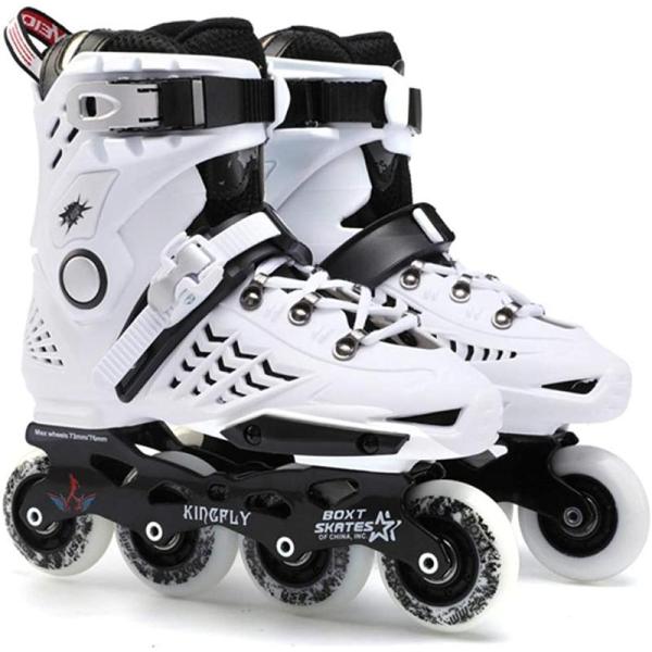 【発売日：2024年06月22日】【1列4輪】一列四つのスケートの構造で、滑るときにすべて8つホイールがスムーズを保証します、更に安心してスケーティングに集中する事が可能になりました。【均衡のすぐれた設計】機動性&amp;操作性&amp;安...