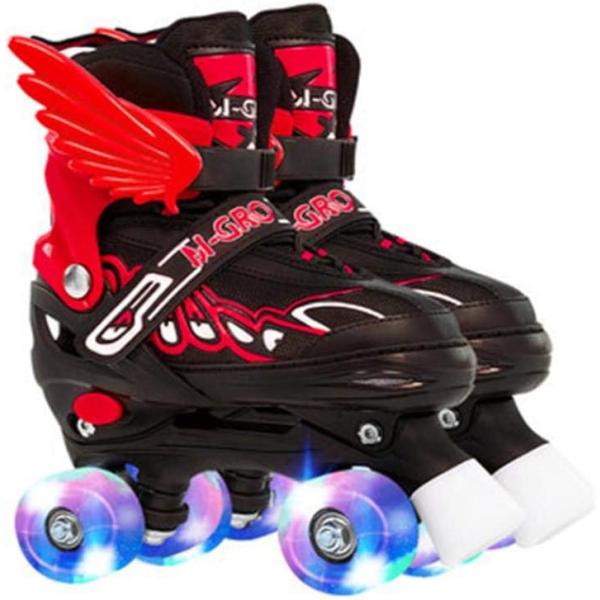 【発売日：2024年06月22日】【2列4輪】シンプルなデザインのクラシックローラースケートです。4つウイールが配置され、安定感が大幅に向上させ、初心者や女の子、男の子でもトライしやすいです。安全に楽しく遊んじゃおう。足の幅が広い場合、また...