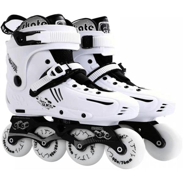 【発売日：2024年06月22日】【素材構成】裏地：スポンジ　支え：アルミニウム合金 ブラケット：統合されたPUブラケットは靴本体としっかりと接続されており、優れた支持力と変形がありません。【快適・耐久性】インラインスケートのフレームは強化...