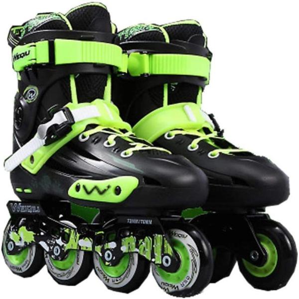 【発売日：2024年06月22日】【サイズ 】サイズ22.5cm〜27.5cm【素材 】PUレザー【快適＆耐久性＆軽量】：素材は柔らかいメッシュとスポンジを採用して、履き心地もよく、通気性抜群なインラインスケート。より衛生的で、足臭なし。支...