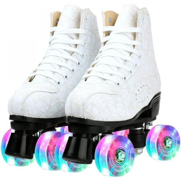 【発売日：2024年06月22日】【高品質素材】多機能アジャスタブルスケートは、マイクロファイバー、ラバーソール、PUホイールで作られています。ローラースケートの外層は高品質の繊維で作られています。 衝突防止ヘッドが足を保護し、通気孔のデザ...