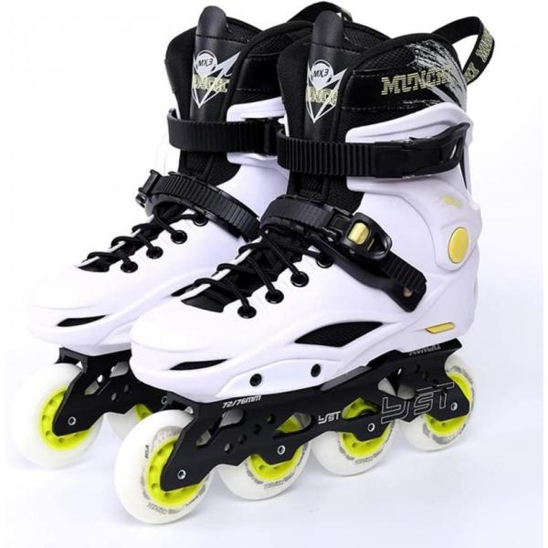 【発売日：2024年06月22日】【素材】プラスPPファイバー素材を使用して足のサポートを強化し、スケート体験のために足をより安全に保護します。耐久性に優れている、色が落ちにくいです。またしなやかで操作性が易しくスケートの上達にも向いていま...