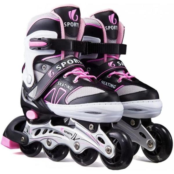 【発売日：2024年06月22日】【4段階のサイズ調節可能】サイズ：S（26-33）：内寸 18.5-21cm、M（33-37）：内寸 21.5-24cm。工具不要で、PUSHボタンで4段階サイズに変更できます、簡単に調整可能なので成長期の...