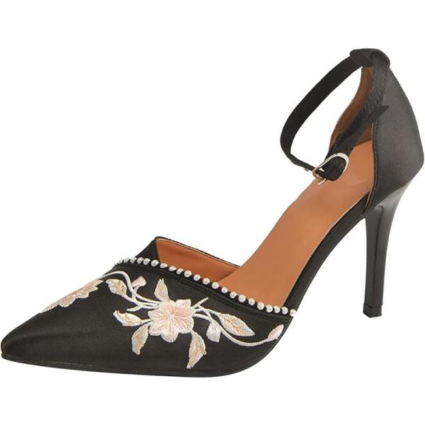 【発売日：2024年05月07日】春、夏、秋に着用し、レースの靴はドレス、パーティー、ビジネス、カクテル、ブライダル、パーティー、プロム、結婚式、フォーマルな機会に適しており、ドレス、ショートパンツ、シャツ、ジーンズや任意のフォーマルシーン...