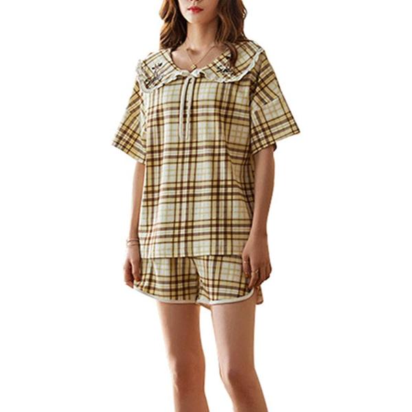 【発売日：2024年05月17日】綿以上を使用し、ふんわりやわらか 肌に優しい、綾織りパジャマ。着心地はもちろん、オシャレなデザインにもこだわったレディースにおすすめです。ふんわりソフトな肌触りと軽い着心地はお風呂上がりにも気持ちいいです。...