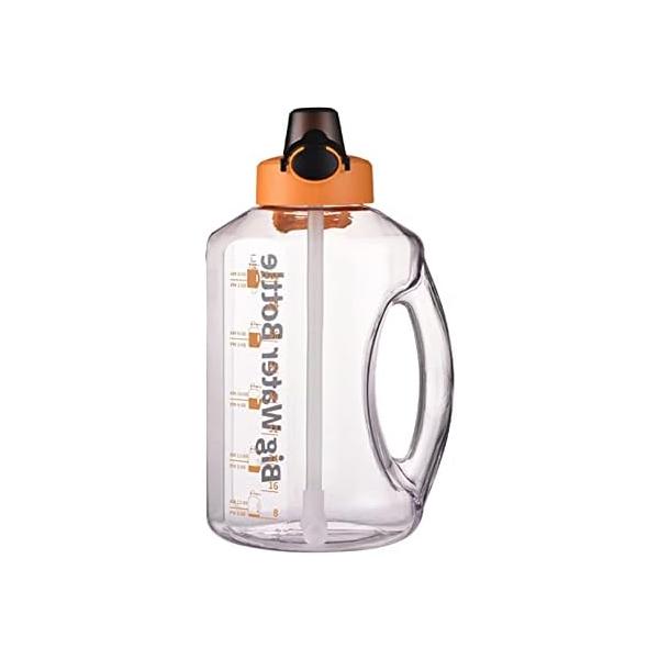 【発売日：2024年05月22日】360°漏れ防止設計で安心して持ち運びできるウォーターボトル。色々なフィットネス目標に対応し、全体的な健康をサポートする頼れるウォーターボトル。毎日の水分補給を手助けする2700mlの大容量スポーツウォータ...