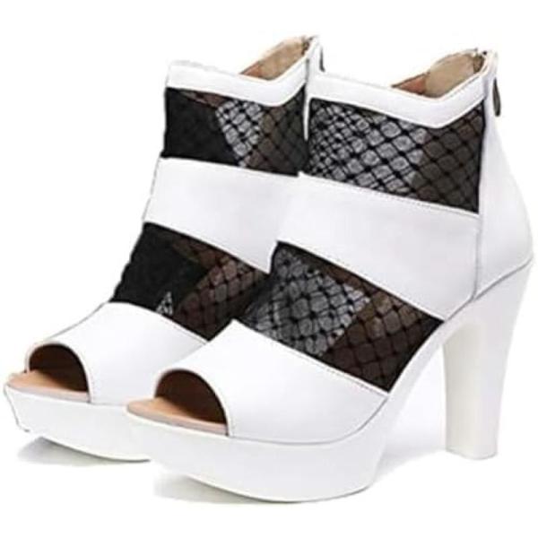 【発売日：2024年07月19日】【ヒール】10cm/8cm  【カラー】ブラック/黒、ホワイト/白対象：様々な年代の女性にピッタリのデザイン足にフィットし、歩きやすい履き心地で様々なシーンに対応可能