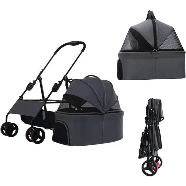 【発売日：2024年07月02日】通気性抜群：メッシュ素材で通気性抜群。虫よけにもなります。また、中を確認できるので愛犬や愛猫の様子が分かり飼い主さんも安心。簡単に開かないようにする固定レバー付きなので、猫ちゃんの移動も安心。外の空気が大好...