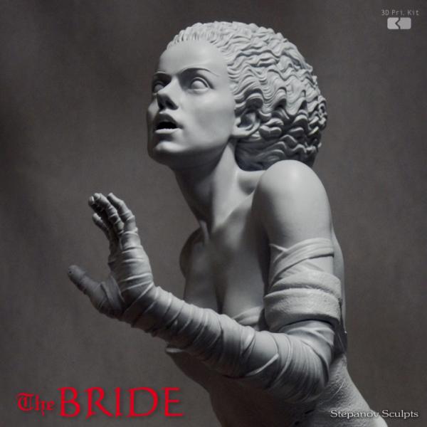 The Bride 1/5scale キット【予約受付中】 Stepanov Sculpts3D Print Model kit高さ：約30.2cm※組み立てと塗装はされておりません。※1/6 scaleは以下のURLより購入できます。