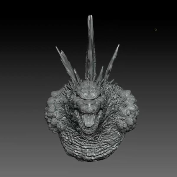 Deluxe microMANIA  Godzilla M1 kit【取り寄せ】Sculpted by Chris Elizardo高さ：約30cm（台座含む）塗装と組み立てはされておりません。