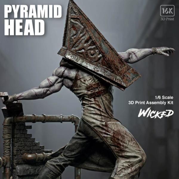 Pyramid Head 1/6scale kit【予約受付中】3dwicked3D Print Model kitサイズ：1/6scale 納期はご注文後、約2週間〜3週間程度※組み立てと塗装はされておりません。