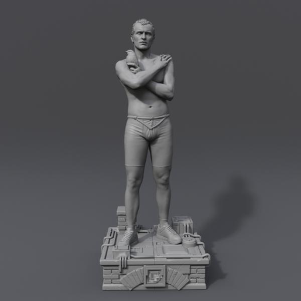 Roy Batty  1/6scale キット【予約受付中】  KUTON3D Print Model kitサイズ：1/6scale 高さ：約35cm（台座含む）※組み立てと塗装はされておりません。