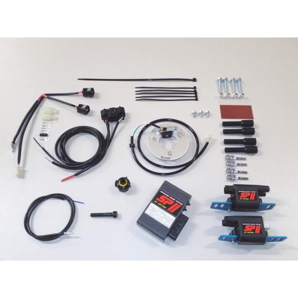 SPIIでトルク、パワー、燃費、始動性の大幅アップ!!バイクのポテンシャルを最大限に引き出す高性能点火システム、それがSPII（エスピーツー）。全回転域でトルクフルな走りを実現！■ 商品情報・品番： 00422・品名： ASウオタニ SP2...