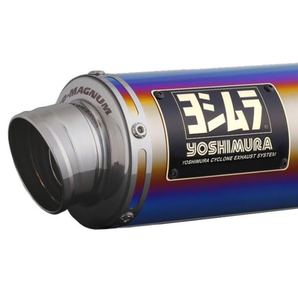 商品名：ヨシムラ　機械曲 GP-MAGNUMサイクロン EXPORT SPEC 政府認証タイプ：STB チタンブルーカバー品番：110A-44G-5U81B重量(STD3.9kg)：2.8kg【適合車種・年式】HONDA　Super Cub...