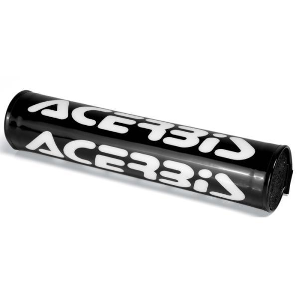 シンプルなLOGOタイプハンドルバーパッドハンドルのブレース部に装着転倒時などライダーへの衝撃を吸収■ 商品情報・品番： AC-16279・品名： ACERBIS　CROSSバーパッド・COLOR： BLACK・SIZE： Φ55×240m...