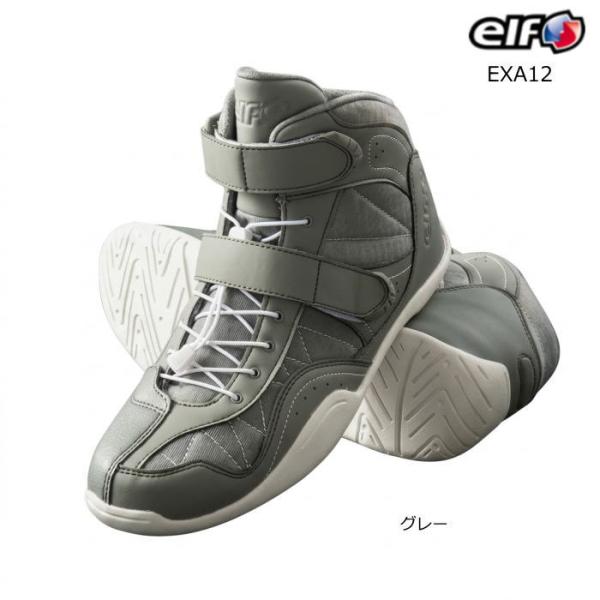 elfのメッシュライディングシューズバイク+クルマを愉しむ6輪スタイルの通気性特化モデル■ 商品情報・品番： EXA12・品名： elf　EXA12・COLOR： グレー・SIZE： 23.0cm、24.0cm、25.0cm、25.5cm、...