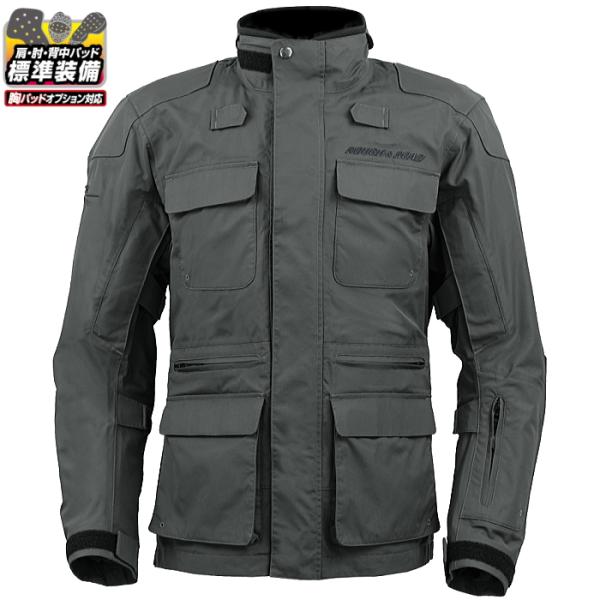 ★こちらの商品は　【ラフアンドロード横浜店（実店舗）】でも　ご確認・ご相談いただけます。天候に左右されない防水透湿仕様、4つポケットのトラディショナルデザイン、幅広いシーンと季節に活躍する1着。■ 商品情報・品番： RR7256GM・品名：...