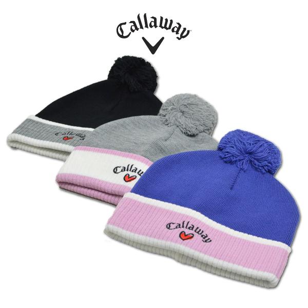 ■キャロウェイ■ベーシックなフォルムにCallawayのロゴをフロントで可愛らしくアピールをしたボンボン付きニット帽子の登場です。シンプルでスポーツライクなビジュアルはゴルフでの使用はもちろん、タウンユースでも活躍するデザインに仕上がってい...