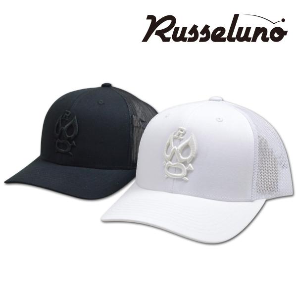 ■ラッセルノ■カーブバイザータイプのメッシュキャップ。フロントのルチャロゴは3D刺繍で立体的に表現。同色でまとめスタイリングしやすい万能アイテム。■色柄　　BK(黒)　WH(白)■素材　　ポリエステル74％　綿26％■サイズ　フリー●メーカ...