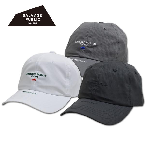 ■サルベージパブリックコレパ■気化熱(汗)で涼しくなるクーリング素材の帽子です。さらに吸汗速乾、UVカットなので暑い日にピッタリ！■色柄　　WH(白)　BK(黒)　GY(グレー)　■素材　　ポリエステル100％■サイズ  フリーサイズ●メー...