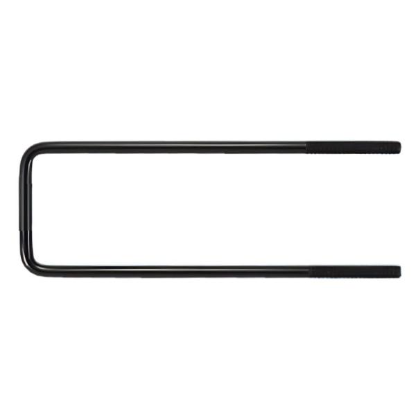 Uボルト ネジ径M16×幅80mm×長さ240mm鉄製 カチオン塗装  黒 日本ボデーパーツ工業シャシー用のＵボルトです。 ネジの太さ、内幅寸法、長さ寸法を確認してください。仕様鉄製・カチオン塗装（黒） ネジ径：M16 P=1.5 ネジ部長...