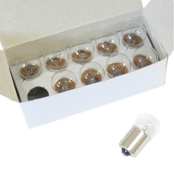 24V車用の電球です。10個入24V12Wのマーカーランプ用バルブです。※24V12W球のサイズ以外の場所には取り付け不可です。　紙や燃え易いものに近づけて点灯しないで下さい。火災の原因になります。