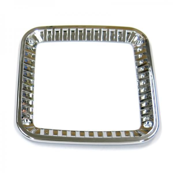 純正テールレンズ用メッキリムB適合レンズ:KOITOネジ間サイズ:ヨコ105mm×タテ121mm※ご注文前に必ずレンズ刻印とネジ間サイズをご確認お願いします