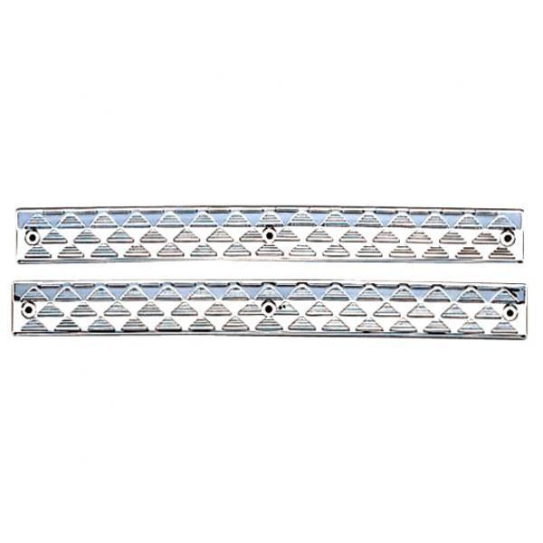 スーパーグレートタイプバンパー大型用クロームメッキバンパーステップ R/LセットJETイノウエ製 510604材質:ABSメッキJETイノウエ製 スーパーグレートタイプバンパー大型用(510411:高さ540H 510416:高さ600H共...