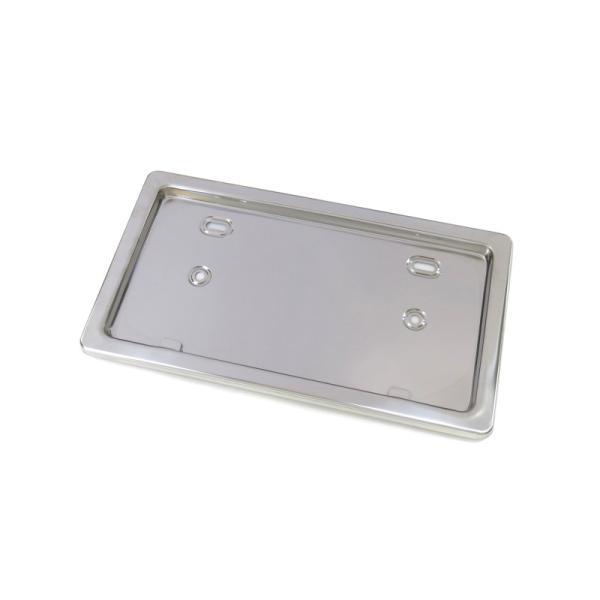 JB　プレス製ナンバープレート枠　中型SUS304ステンレス製軽〜4tトラック用サイズです。サイズ:375×210×18mmJANコード:4996660004198