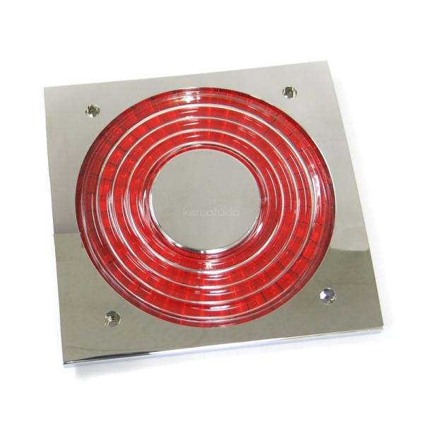 純正テールをドレスアップ!ケンメリテールレンズ パート2　赤ご注文時、必ずレンズ刻印とネジ間サイズをご確認下さい。レンズ刻印:IKIまたはICHIKOH用ネジ間サイズ:ヨコ112mmタテ120mm【注意事項】レンズ刻印・ネジ間サイズをご確認...