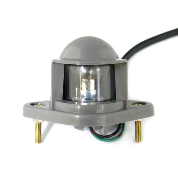 トラック用ナンバープレートランプ24V12W電球付サイズ:ヨコ95mm×タテ62mm×5高さ8mmネジ間サイズ:70mm