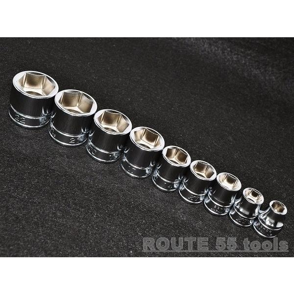 ●KTC 9.5sq 六角 ソケット B3 9個セット●口径部と差込角に応力の集中を防ぐことでボルト・ナットの　エッジを傷めにくくし、より確実な締め付け・緩め作業が行える　パワーフィット形状を採用しています。●サイズ　B3-08，10，12...