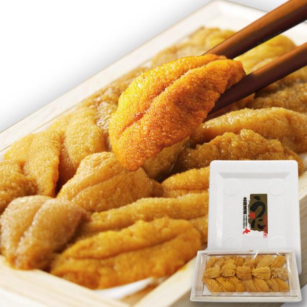 ★自然豊富な北海道の海で旬に採れた「バフンウニ」を新鮮なうちに冷凍しました！ミョウバン不使用！★沖縄及び離島へのお届けは別途送料1320円かかります■商品管理番号 NK00000117■商品名：北海道産 特上生うに（70g×1 折・冷凍）■...