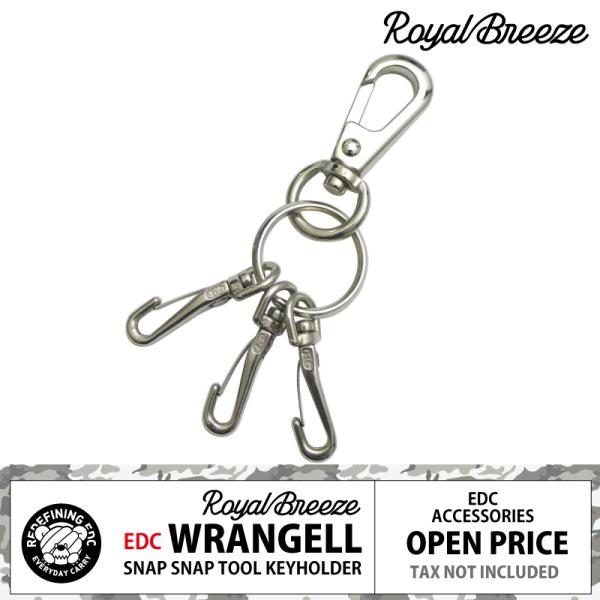 送料無料対象商品以外を同時にご購入した場合、送料が追加されます。【商品名/Title】ロイヤルブリーズ EDC ランゲル スナップスナップ ツールRoyal Breeze EDC Wrangell Snap Snap Tool【説明/Des...