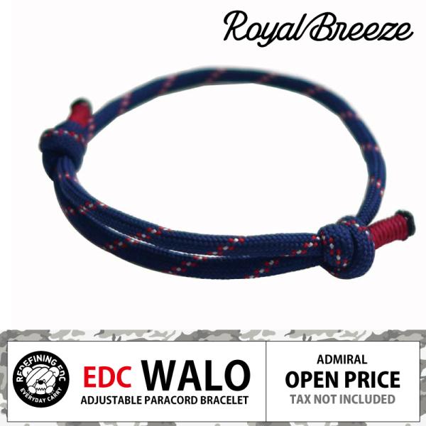 送料無料対象商品以外を同時にご購入した場合、送料が追加されます。【商品名/Title】Royal Breeze EDC Walo Minimalist Paracord Bracelet Admiral【説明/Description】EDC...