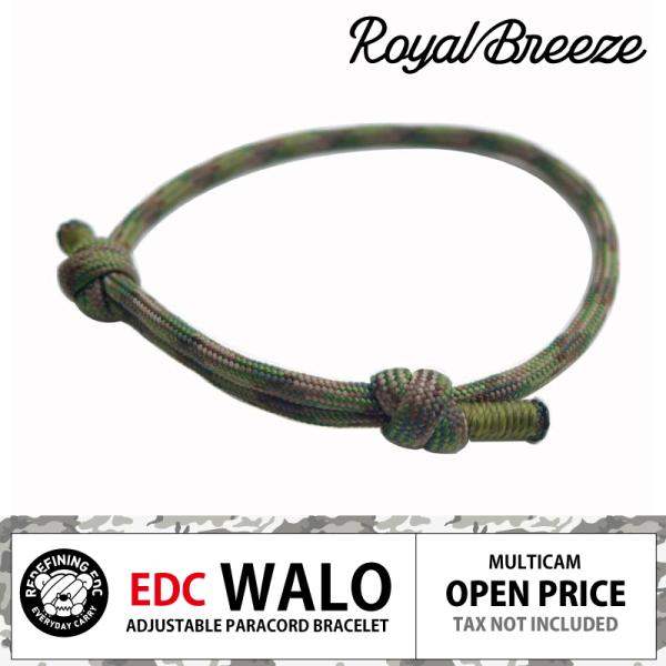 送料無料対象商品以外を同時にご購入した場合、送料が追加されます。【商品名/Title】Royal Breeze EDC Walo Minimalist Paracord Bracelet Multi camo【説明/Description】...